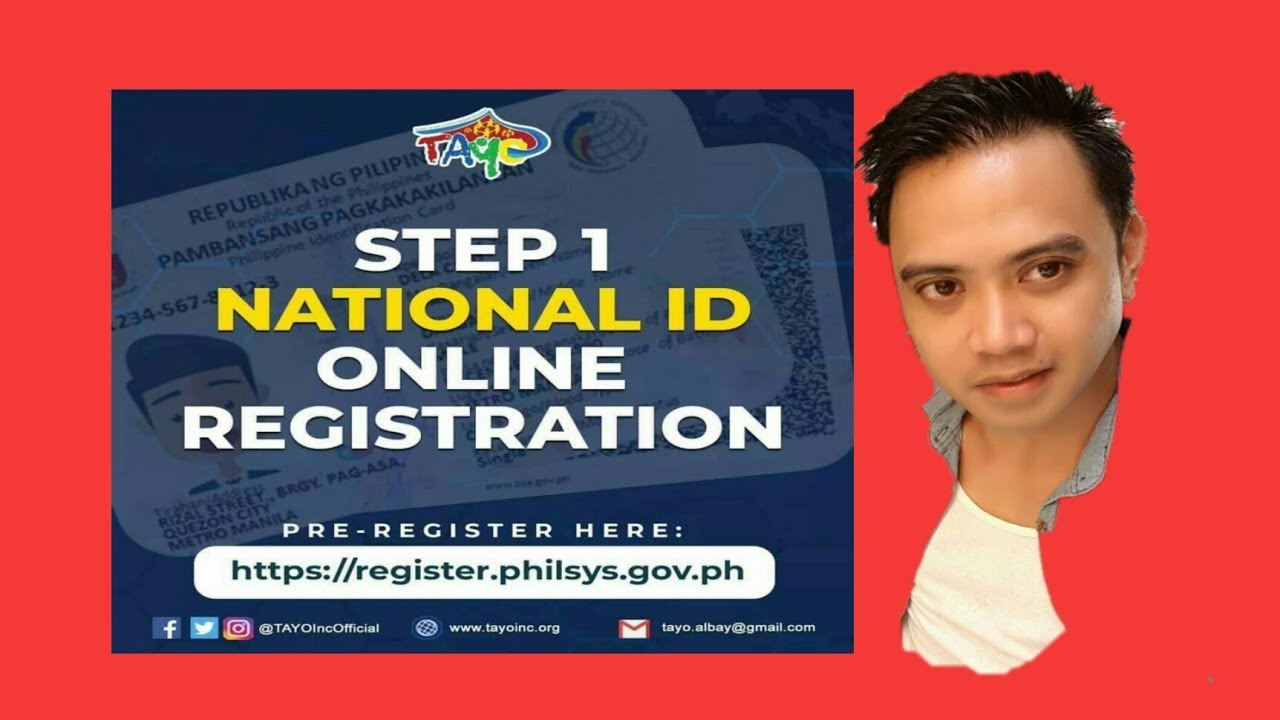 HOW TO REGISTER PHILIPPINES NATIONAL IDENTITY CARD OR NATIONAL I.D AND ...