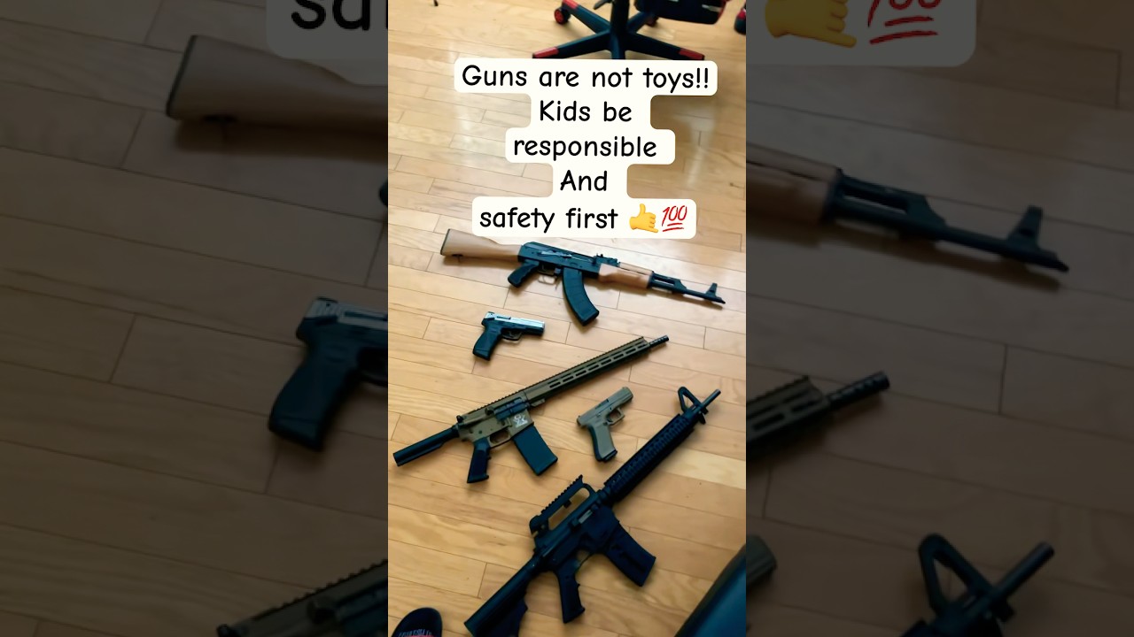 Guns ARE NOT toys kids!!!!! They are to protect from life threatening ...