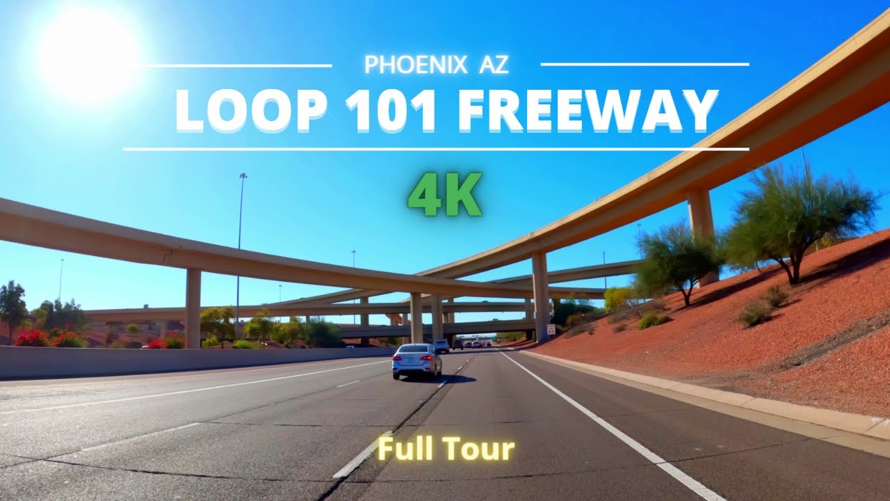 Complete Driving Route | Phoenix Metropolitan | Arizona State Loop 101 ...