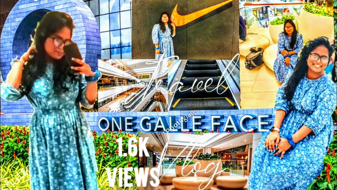 ONE GALLE FACE travel vlog in sinhala | one galle face shopping mall ...