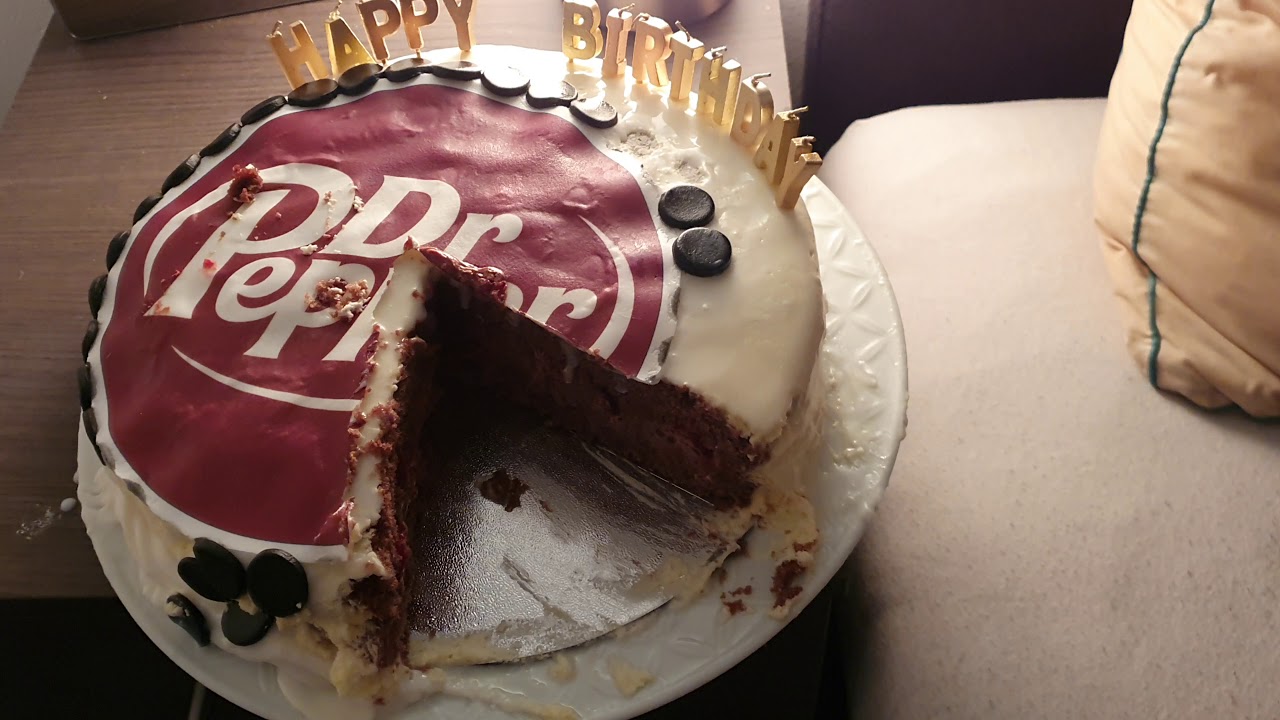 Birthday Can't Say - Dr. Pepper Birthday Cake - YouTube