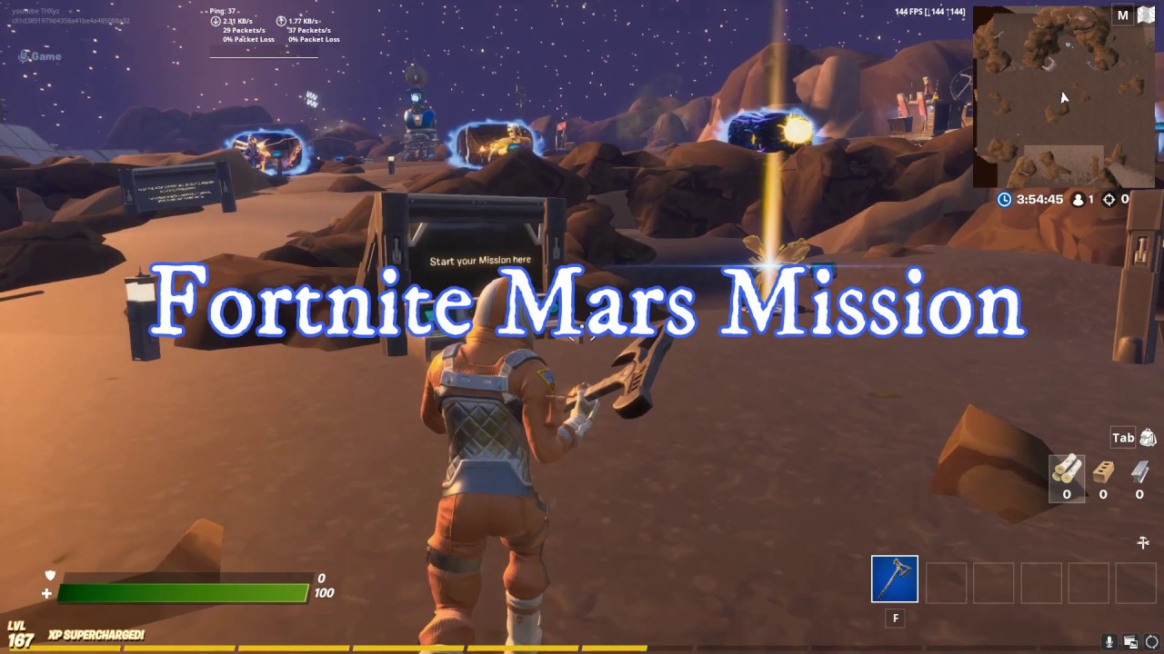 Fortnite Mars Missions | Day 1 - YouTube