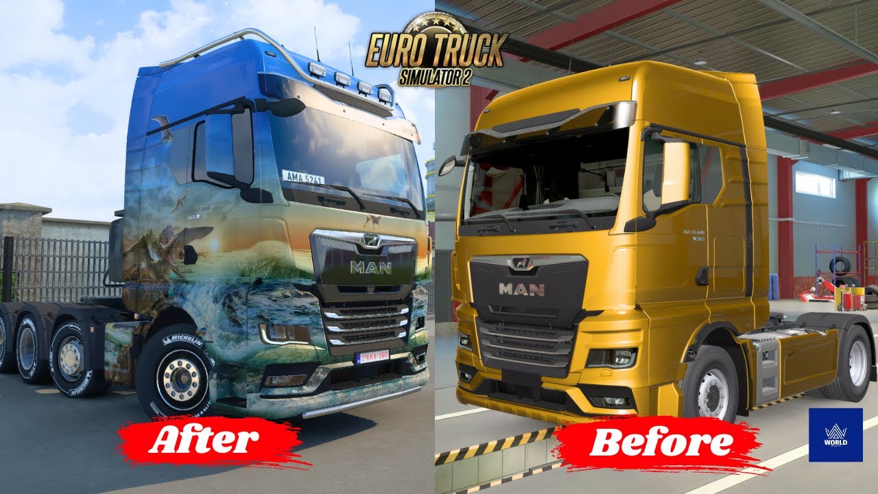 Upgrading MAN TGX GX Truck .. amazing Configuration tools | Euro Truck ...