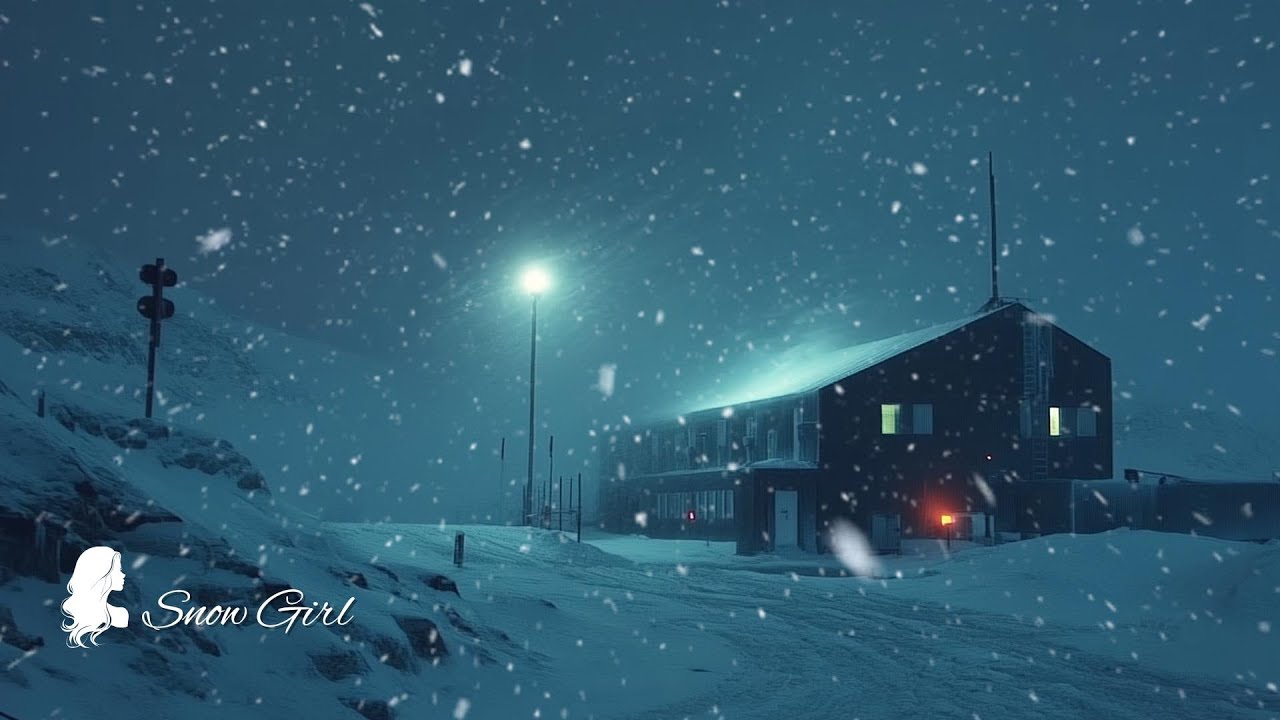 Heavy Winter Storm & Wind Sounds for Sleeping┇Cold Ambience┇Snow Storm ...