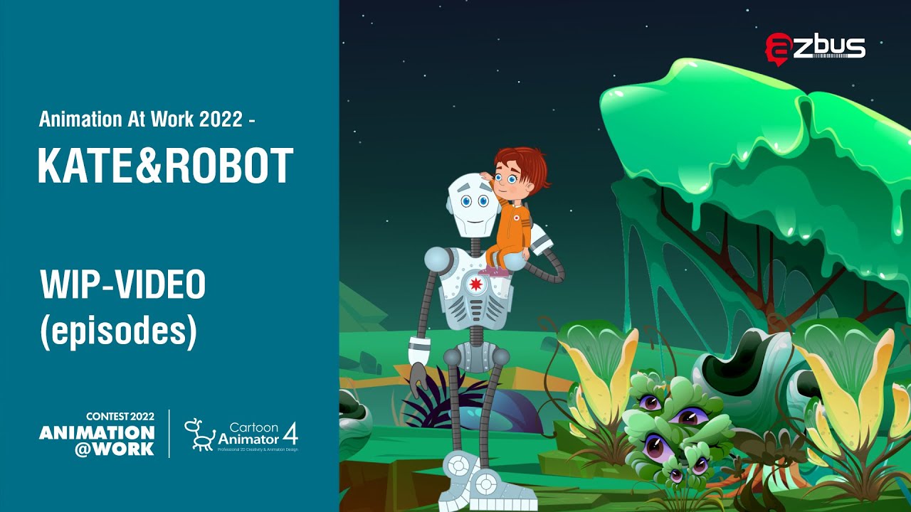 Animation At Work 2022 WIP video FULL Kate&ROBOT - YouTube