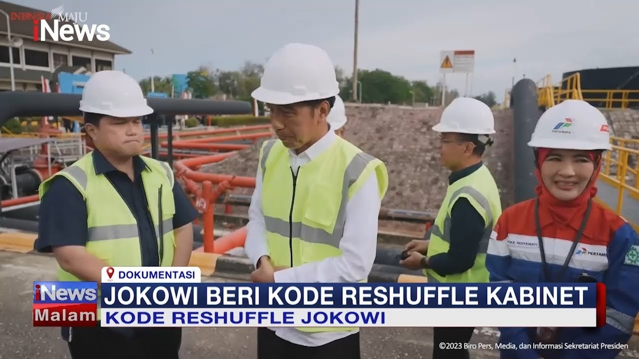 Jokowi Buka Suara Soal Reshuffle Kabinet Inewsmalam 07 01 Youtube