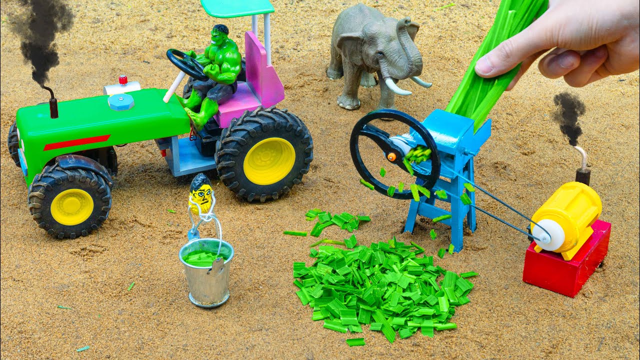 Top most creative Diy mini tractor videos of farm machinery, chaff ...
