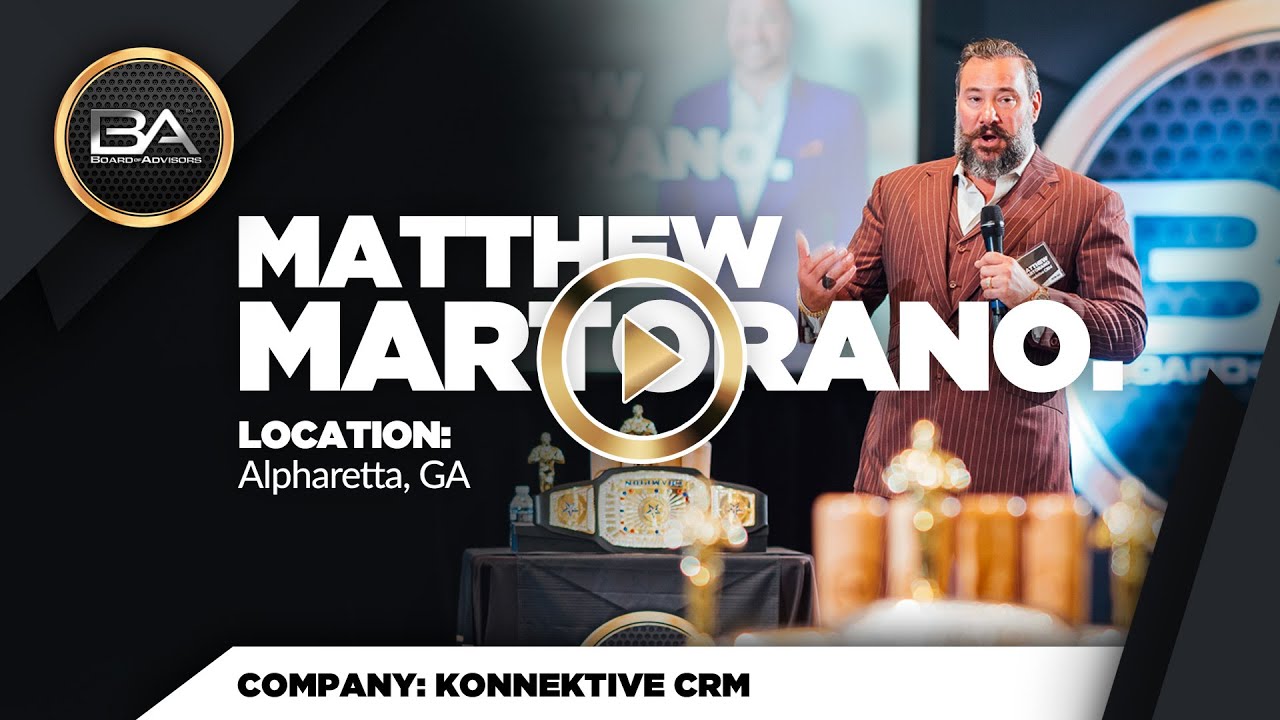 Keeping Konnekted - Matthew Martorano's Board Of Advisors Mastermind ...