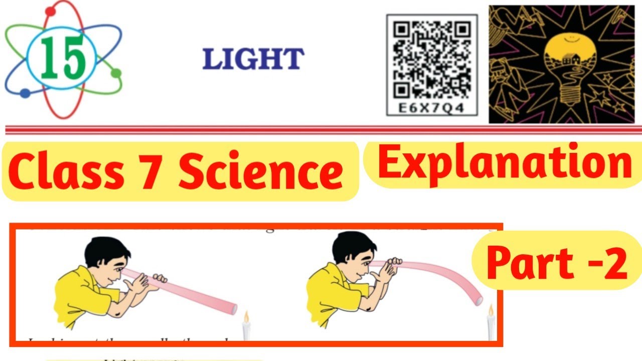 Pseb Class 7 science chapter 15 Light ll Explanation Part-1 @PSEB ...