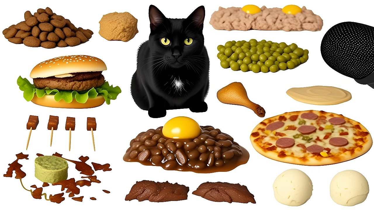 1 HOUR Cat Eating ASMR Compilation - YouTube