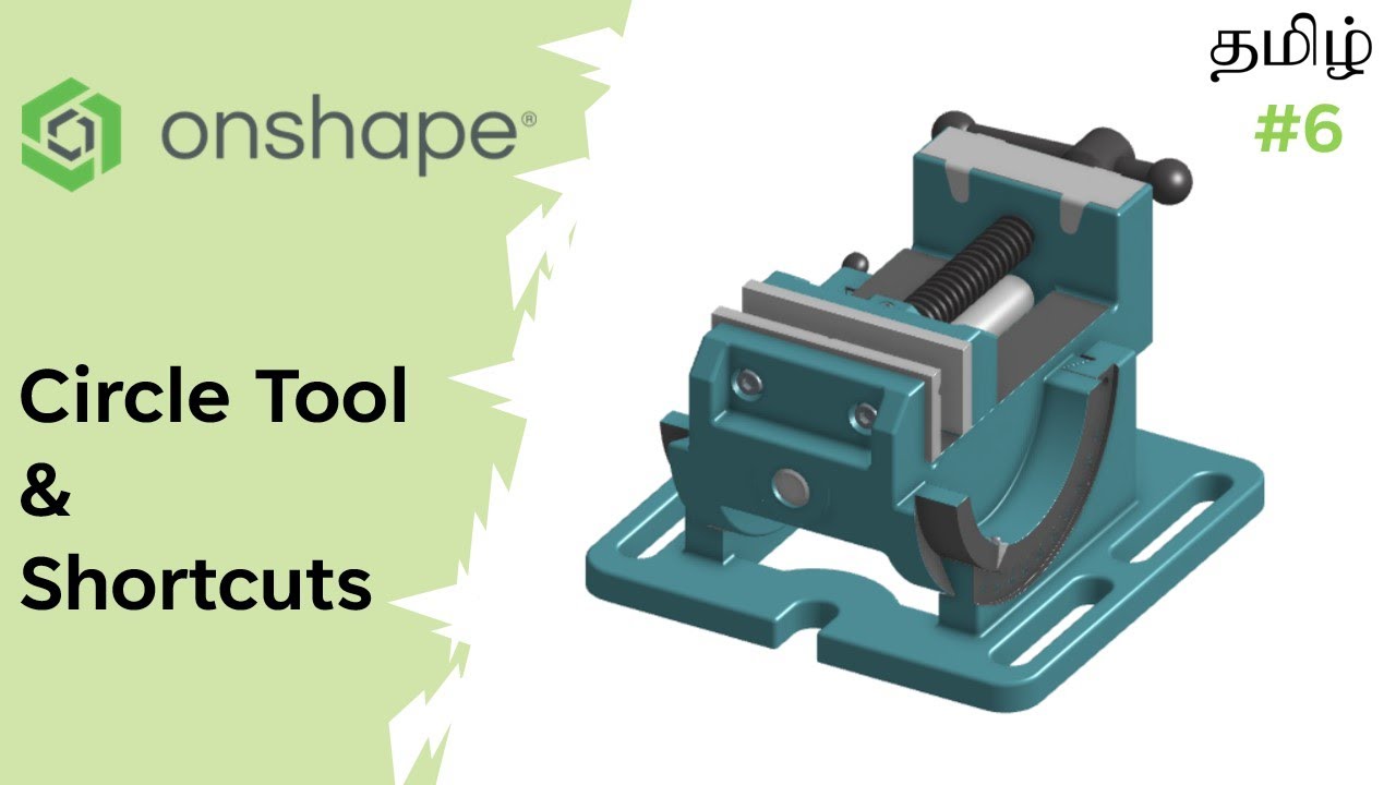 Onshape Tutorial circle tool and shortcut Tamil || Part-6 - YouTube