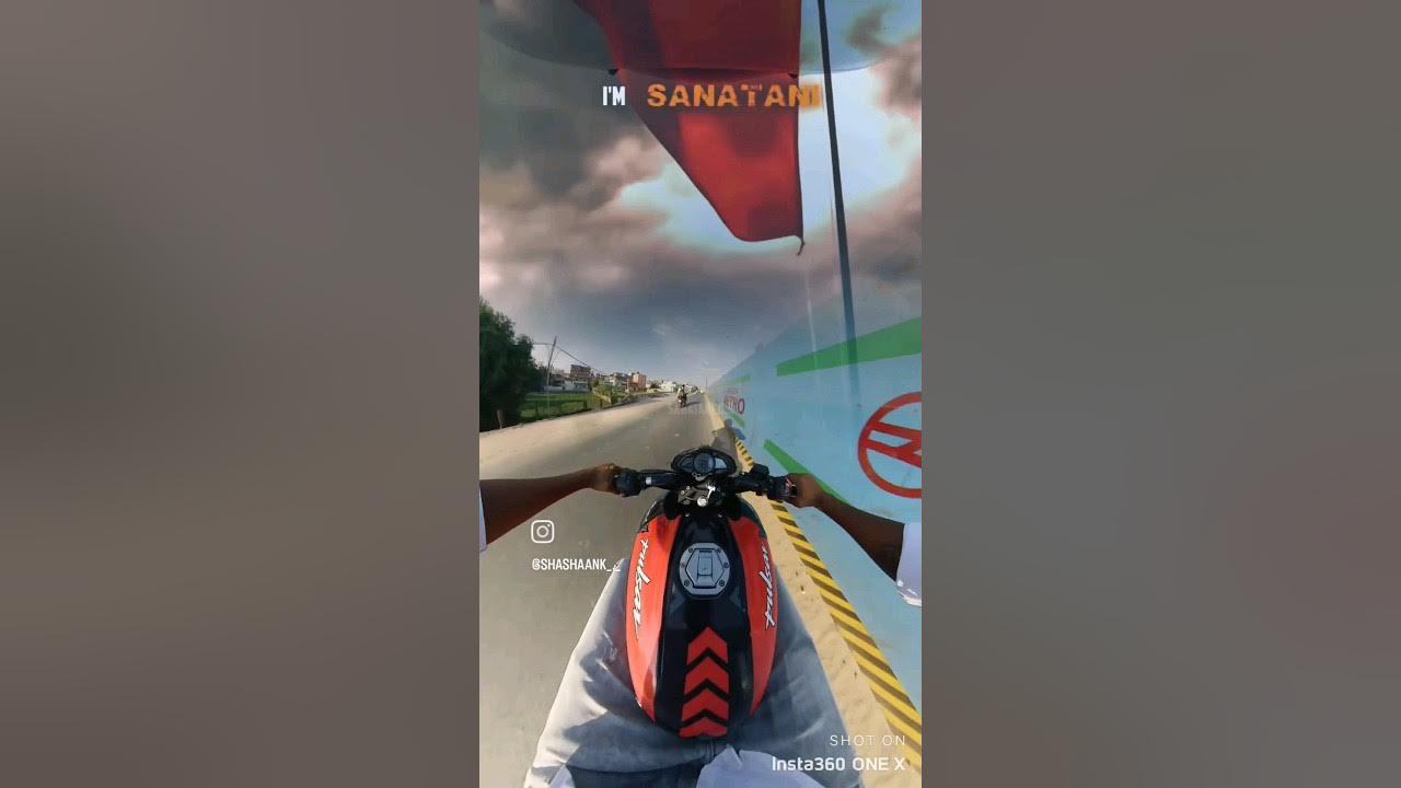 I'M SANATAN🚩 #shorts #sanatandharma #hindu #bike - YouTube