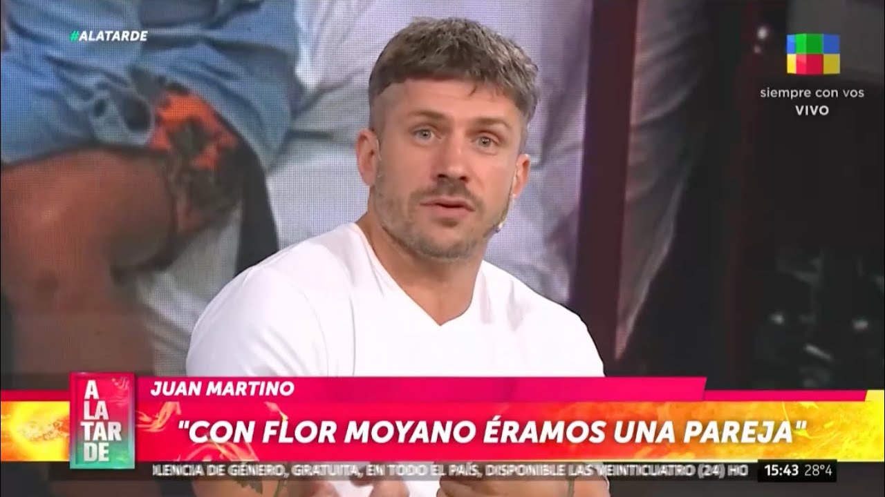 JUAN MARTINO habló sobre FLOR MOYANO - YouTube
