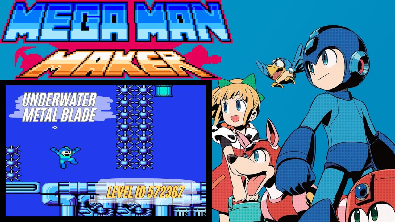 Mega Man Maker Underwater Metal Blade - YouTube