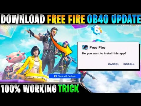 How to download free fire ob40 update | Free fire ob40 update kaise ...