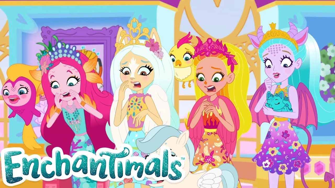 Enchantimals e Royal Rescue Parte 3 👑 | Crystal e Peola têm uma pista ...