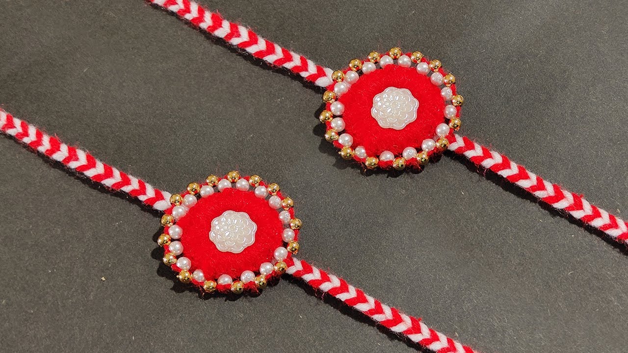 Beautiful Woolen Rakhi Making Idea At Home | Woolen Art & Craft ...