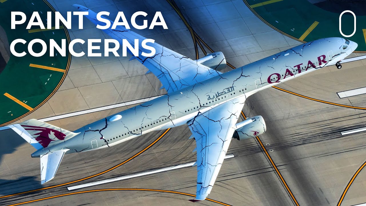 A New Layer To The A350 Paint Saga: More Airlines Raise Concerns - YouTube