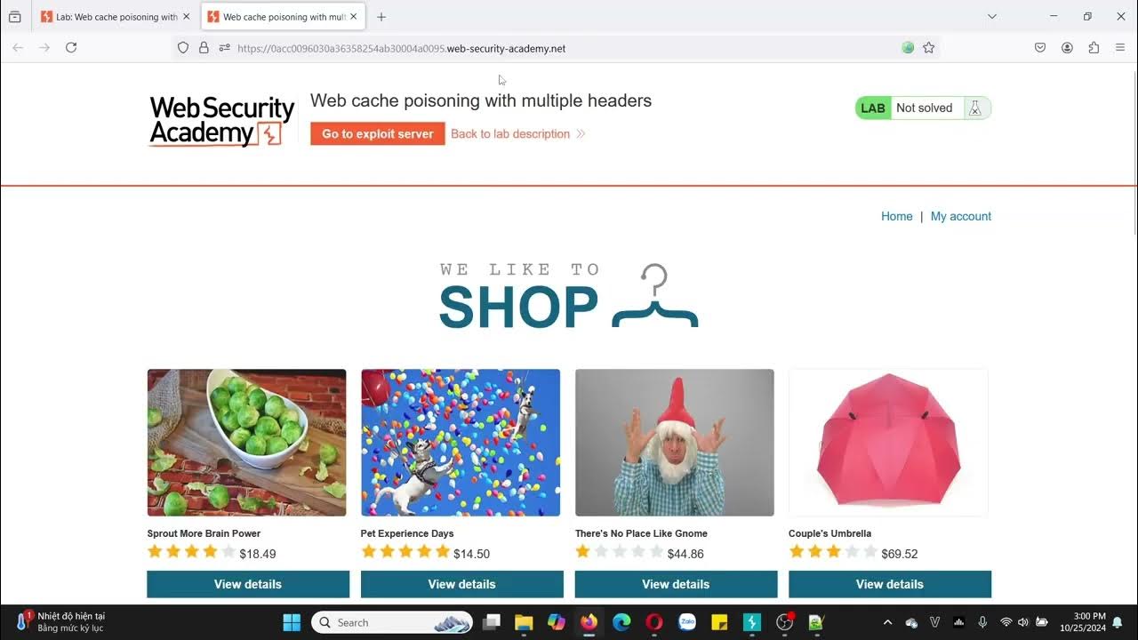 Web cache poisoning with multiple headers - YouTube