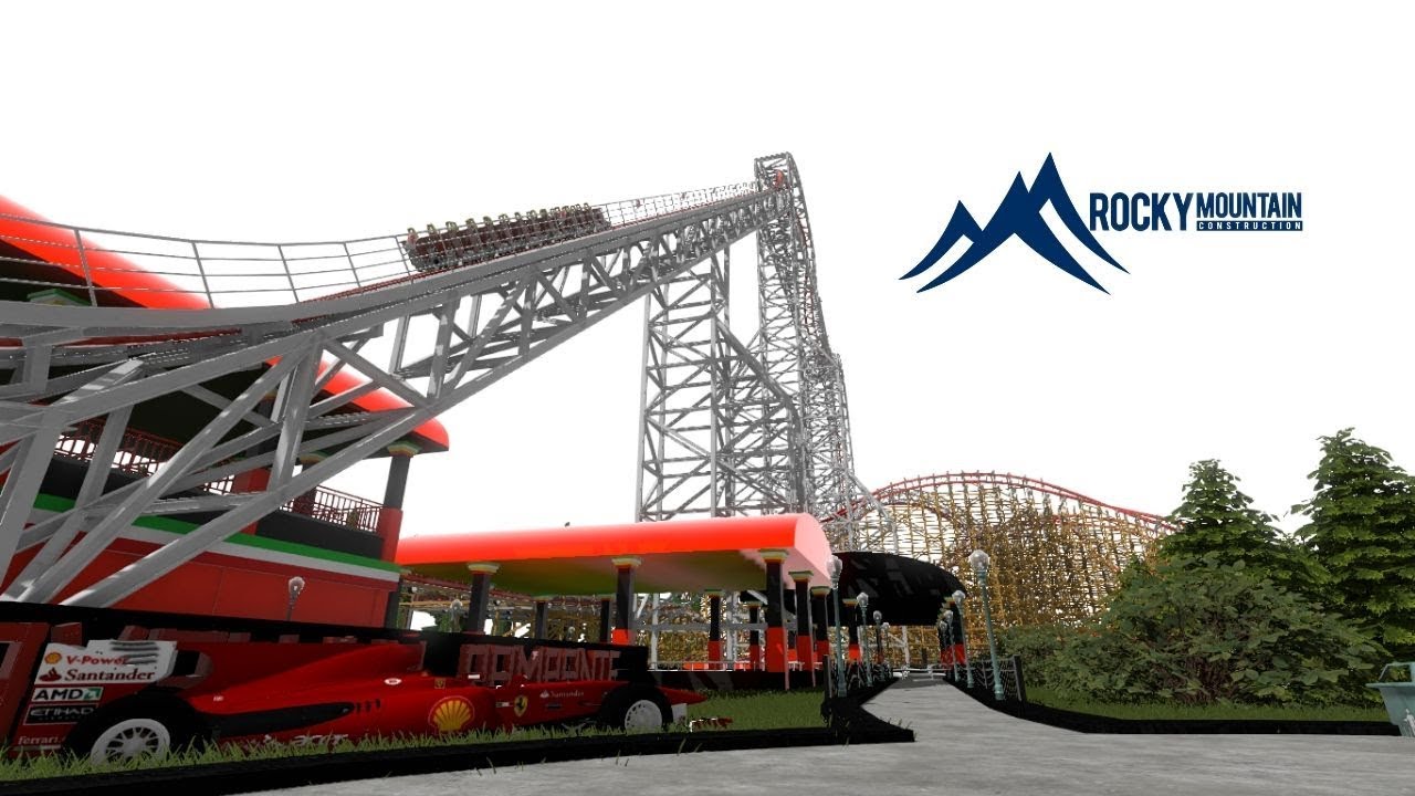Cavallino Rampante | RMC Ibox Track Launch Coaster | Remastered Version ...