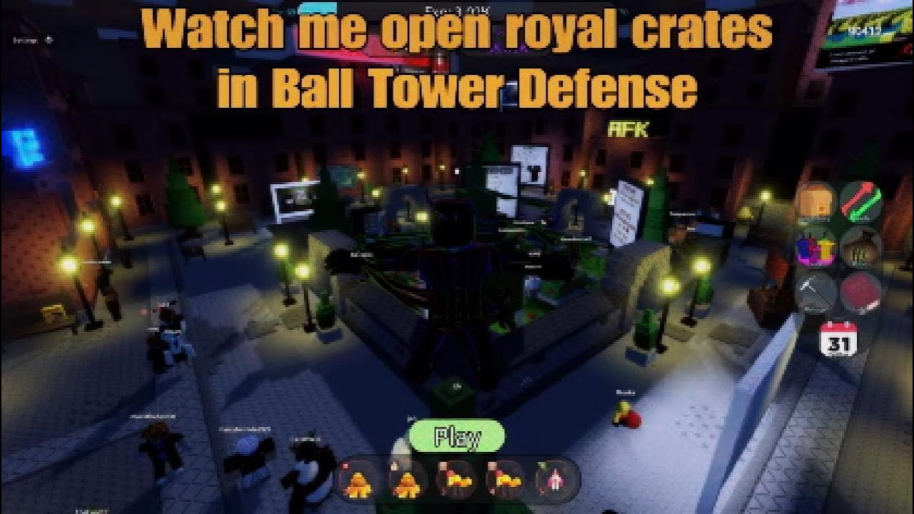 Opening Royal crates in Ball TD (GETS LUCKY) - YouTube