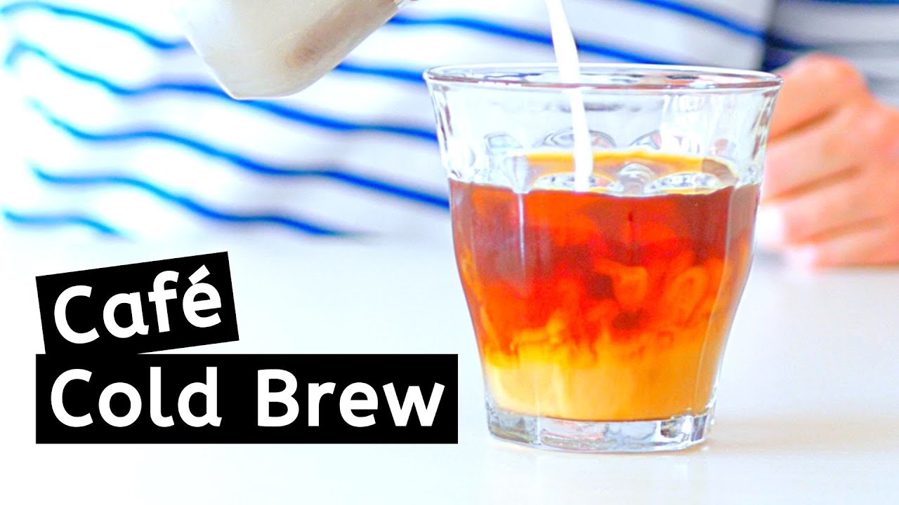 COMMENT FAIRE UN CAFÉ FROID (COLD BREW) - YouTube