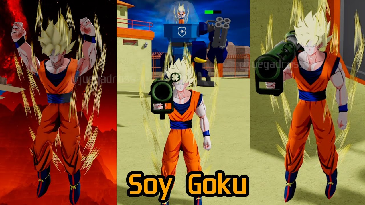 LA CARCEL DE GOKU OBBY - Me transformo en Goku :) - YouTube