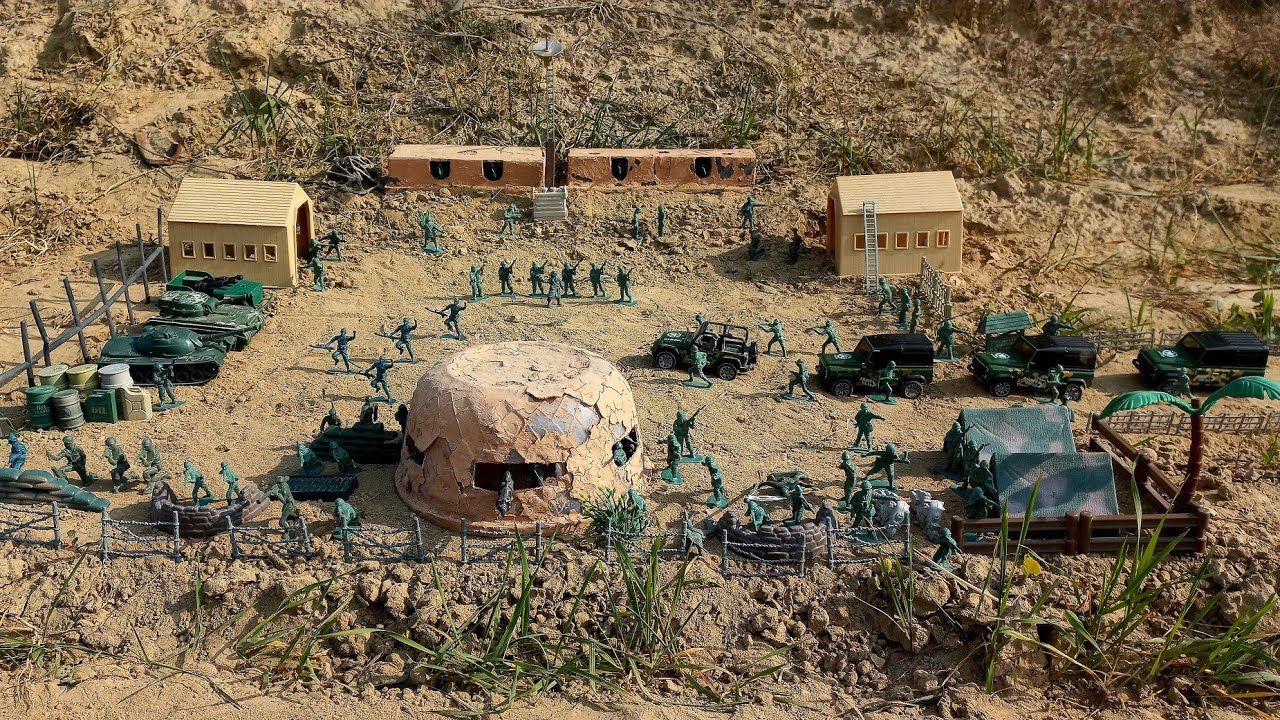 Army Men:Grey army vs Green army #stopmotion (Army men stopmotion ...