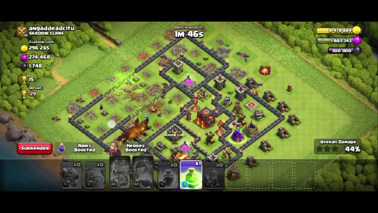 COC attack - YouTube