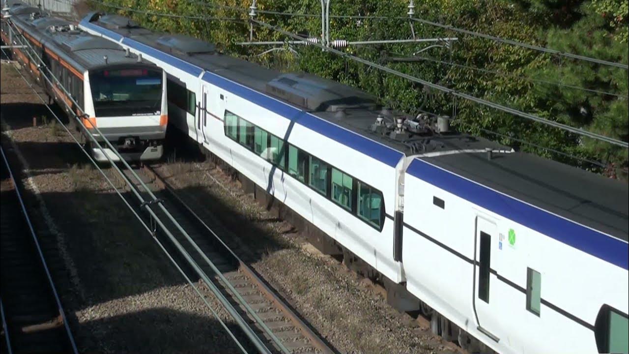 2021年11月13日（土）今日の特急「かいじ2号」3102M E353系（S119編成） 新宿行 - YouTube