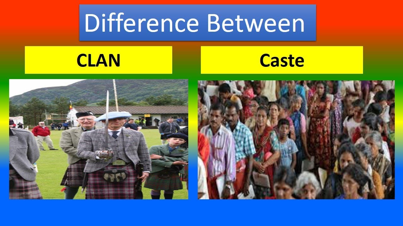 Difference Between Clan and caste - YouTube