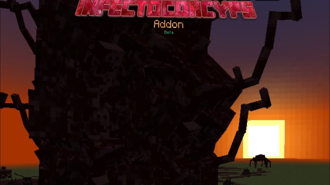 Infectocorcyps test 5 #addon #minecraft #parasite #minecraftbedrock # ...