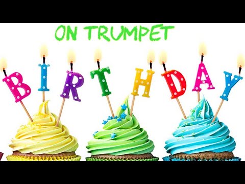 How to play HAPPY BIRTHDAY on trumpet - YouTube