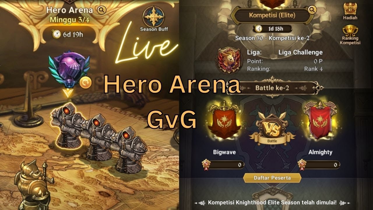 Hero Arena & GvG 7DS The Seven Deadly Sins Grand Cross SDSGC - YouTube