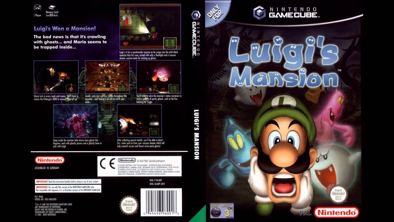 Luigi's Mansion OST the Gameboy Horror sounds - YouTube