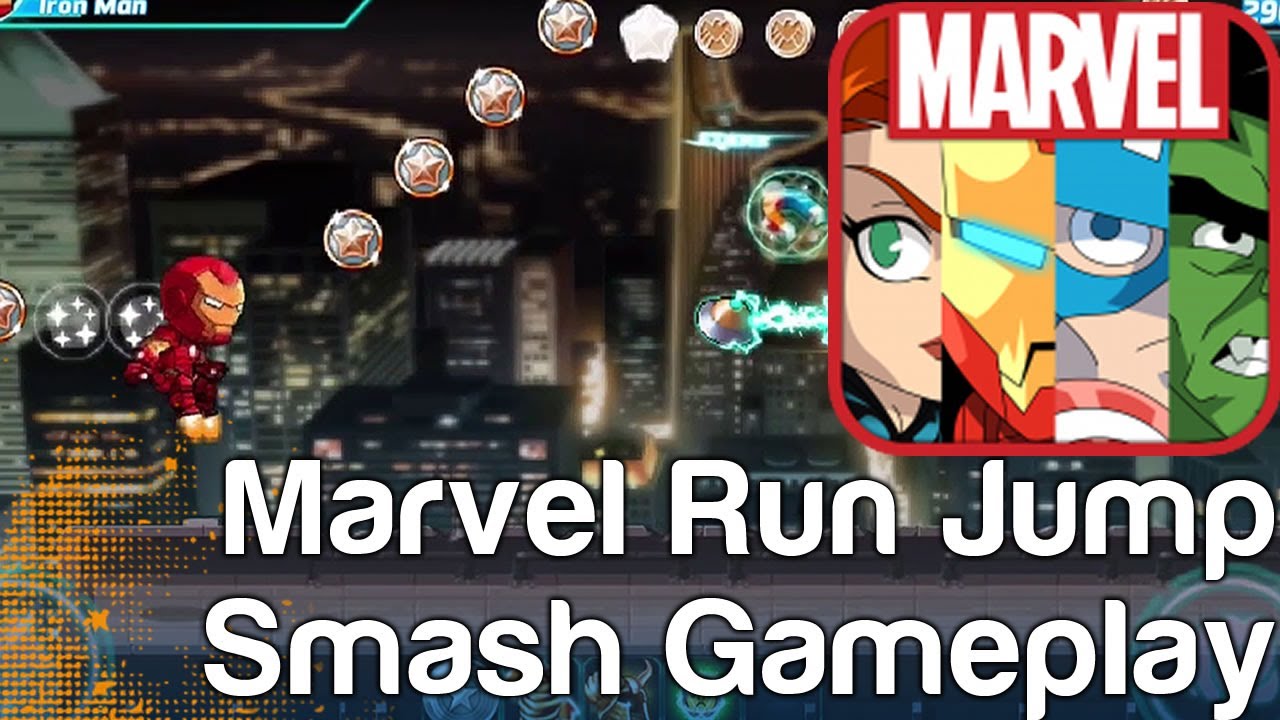 Marvel Run Jump Smash! iPhone iOS iPad Android Gameplay ...
