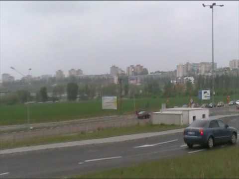 Constanta si statiunea Mamaia vazuta de la Centrul Comercial CARREFOUR ...