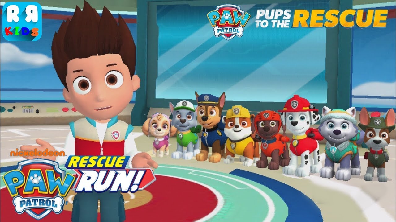 Paw Patrol Rescue Run - All Paw Patrol Mission Clear - YouTube