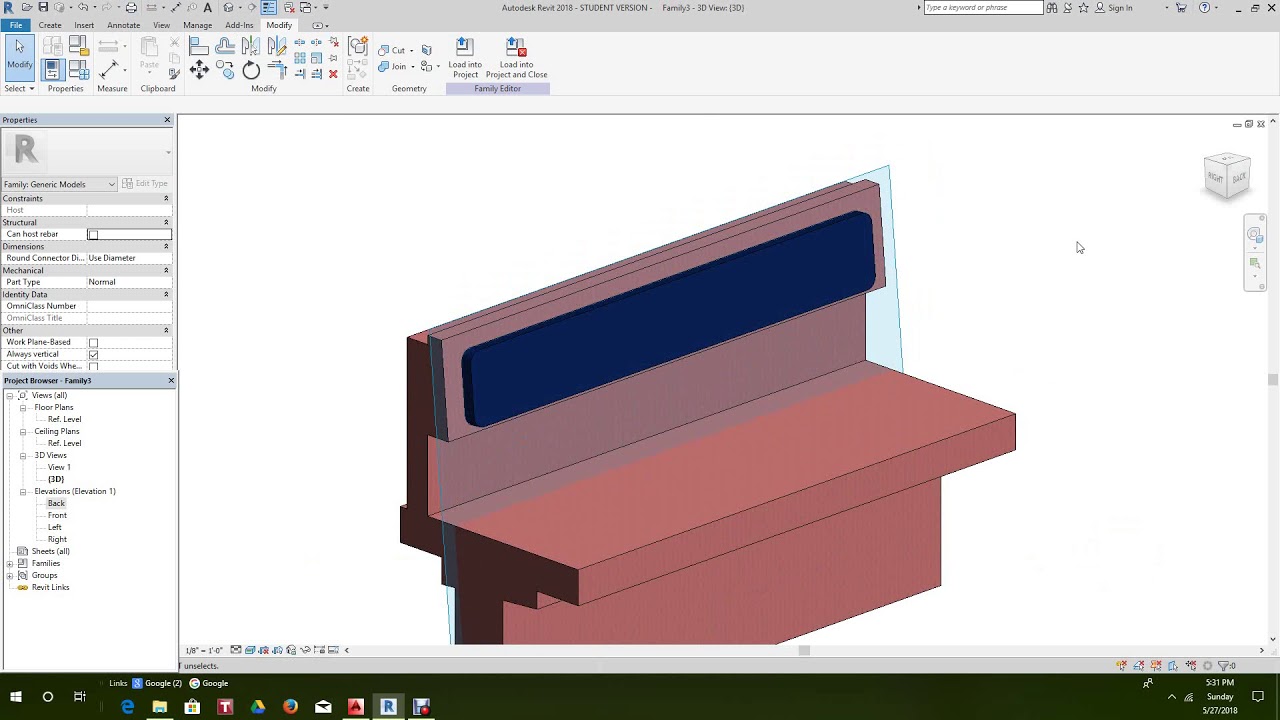 Revit Family import CAD file into Revit to create a park bench with ...