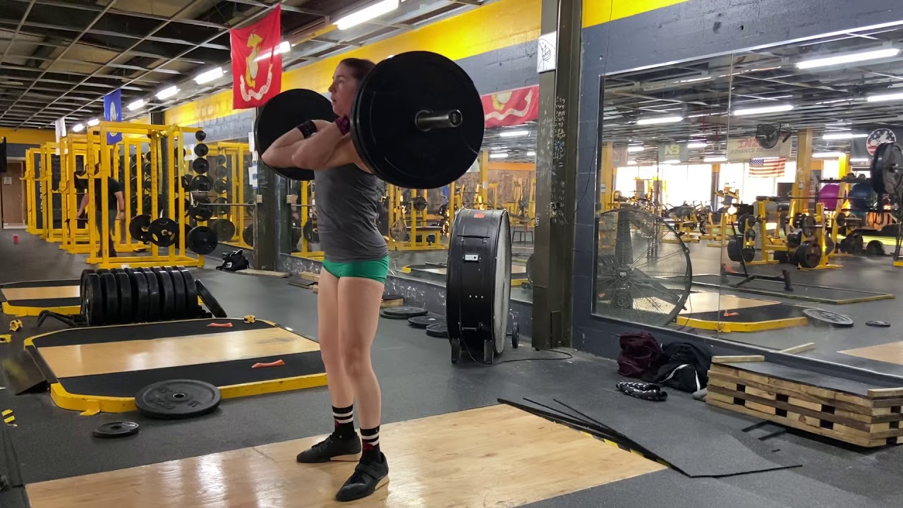 Power Clean + Push Press - 1+1x2 @ 105lbs - 19.11.2020 - YouTube