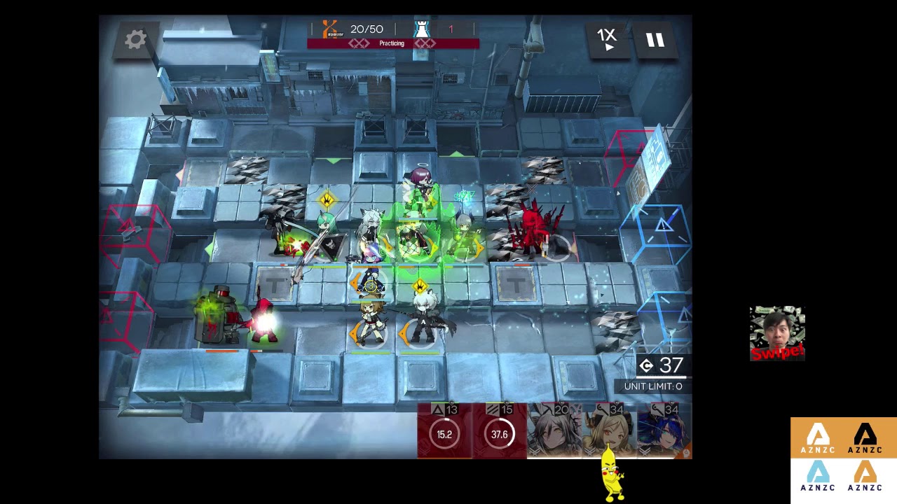 明日方舟 Arknights: Operation 6-16 Black Rabbit, White Rabbit! Challenge ...