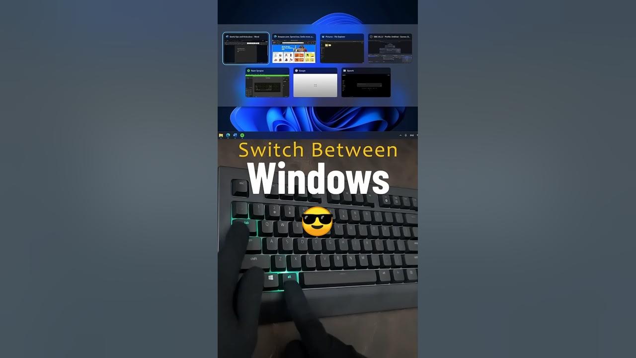 Switch between windows | Windows Trick - YouTube