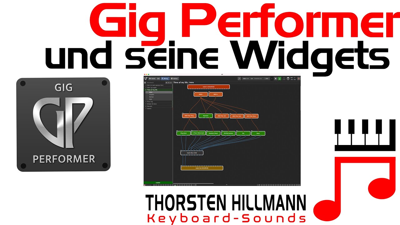Gig Performer und seine Widgets einfach erklärt! - YouTube