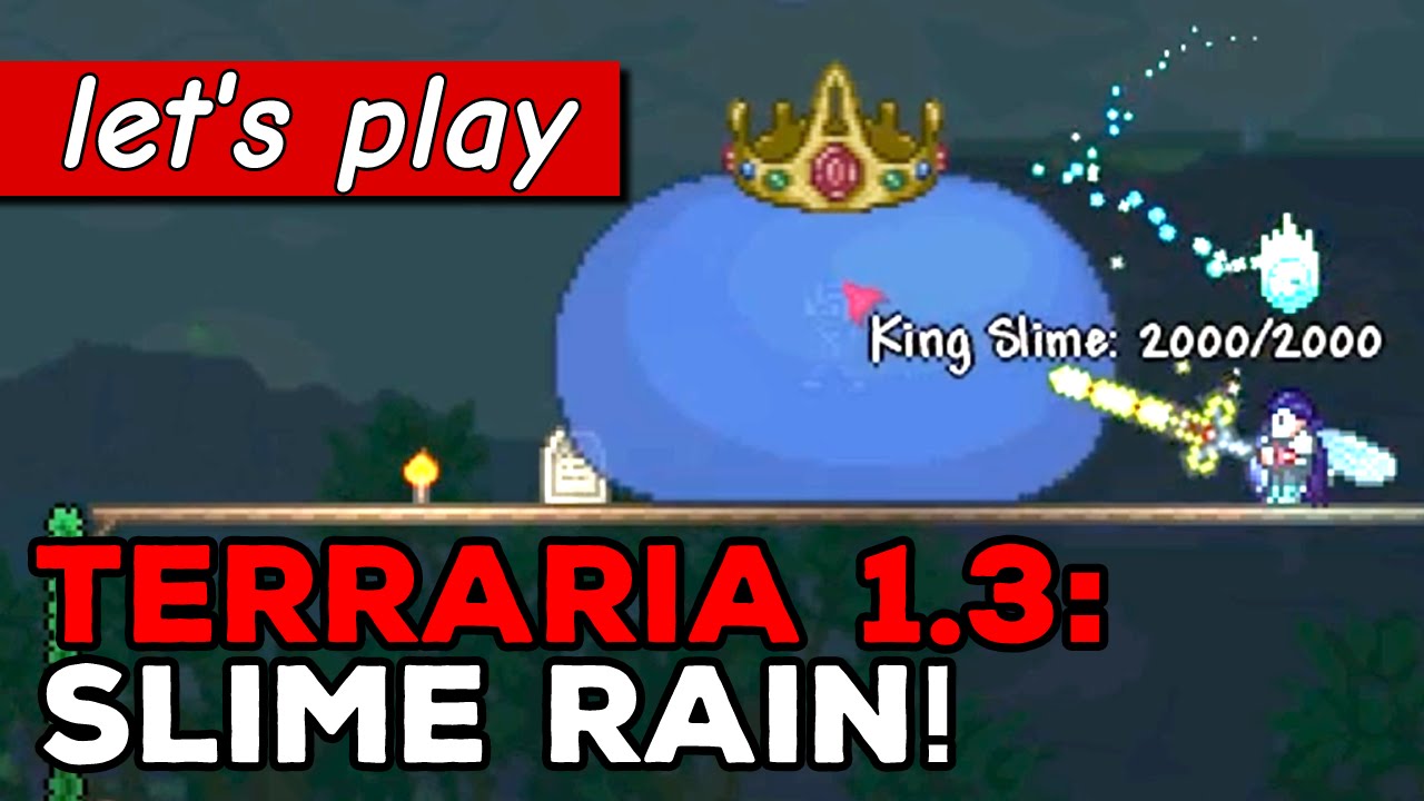 New Slime Rain, better Blood Moon & Amarok yo-yo | Terraria 1.3 ...