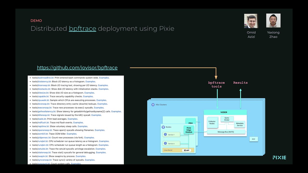 Distributed bpftrace Deployment - YouTube