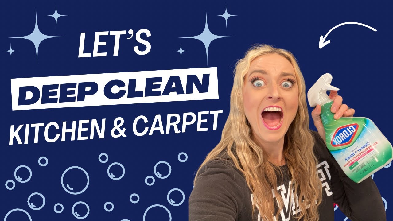 Deep Clean My Kitchen And Carpet With Me - YouTube
