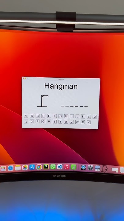 Day 15 of 30 Days 30 Python Projects | Hangman Game using Python #100daysofcoding - YouTube