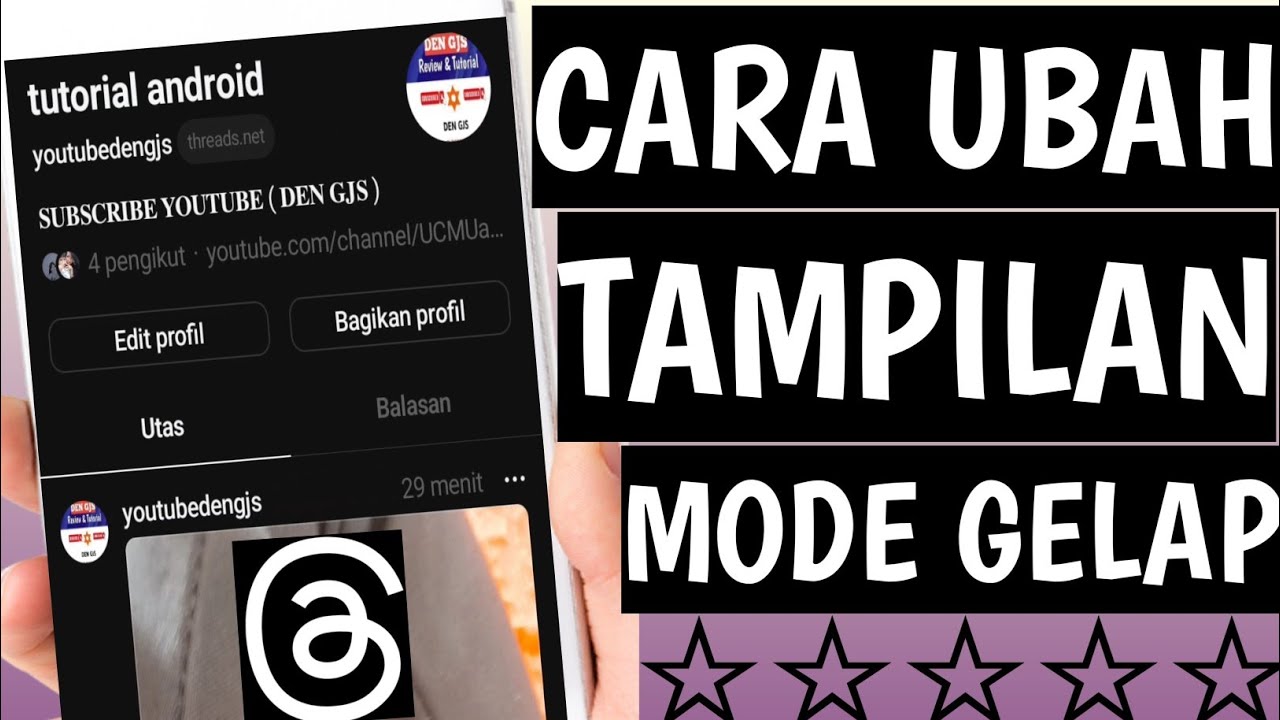 Cara Mengubah Tampilan Threads Mode Gelap | Threads Dark Mode - YouTube