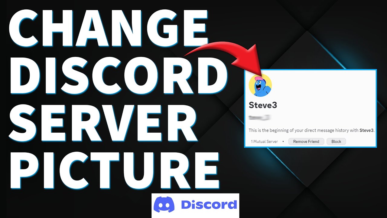 How To Change Discord Server Profile Picture (How To Edit Discord ...