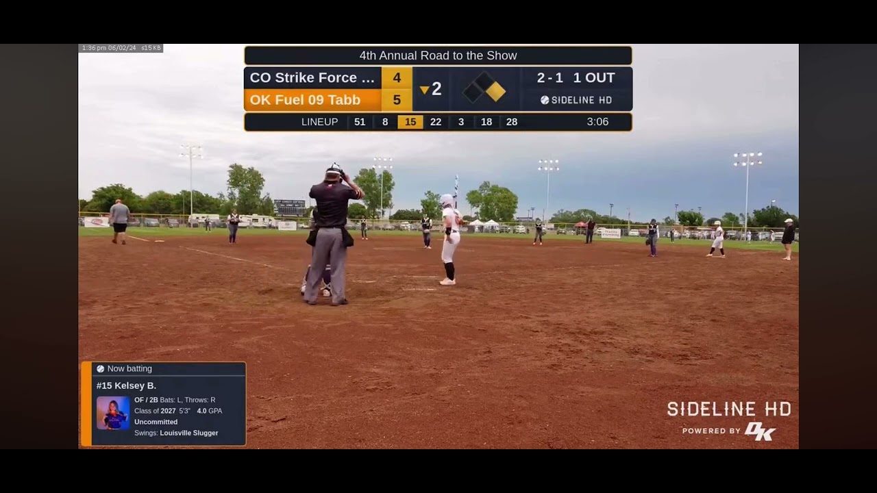 Slap hit over left field for a triple - YouTube